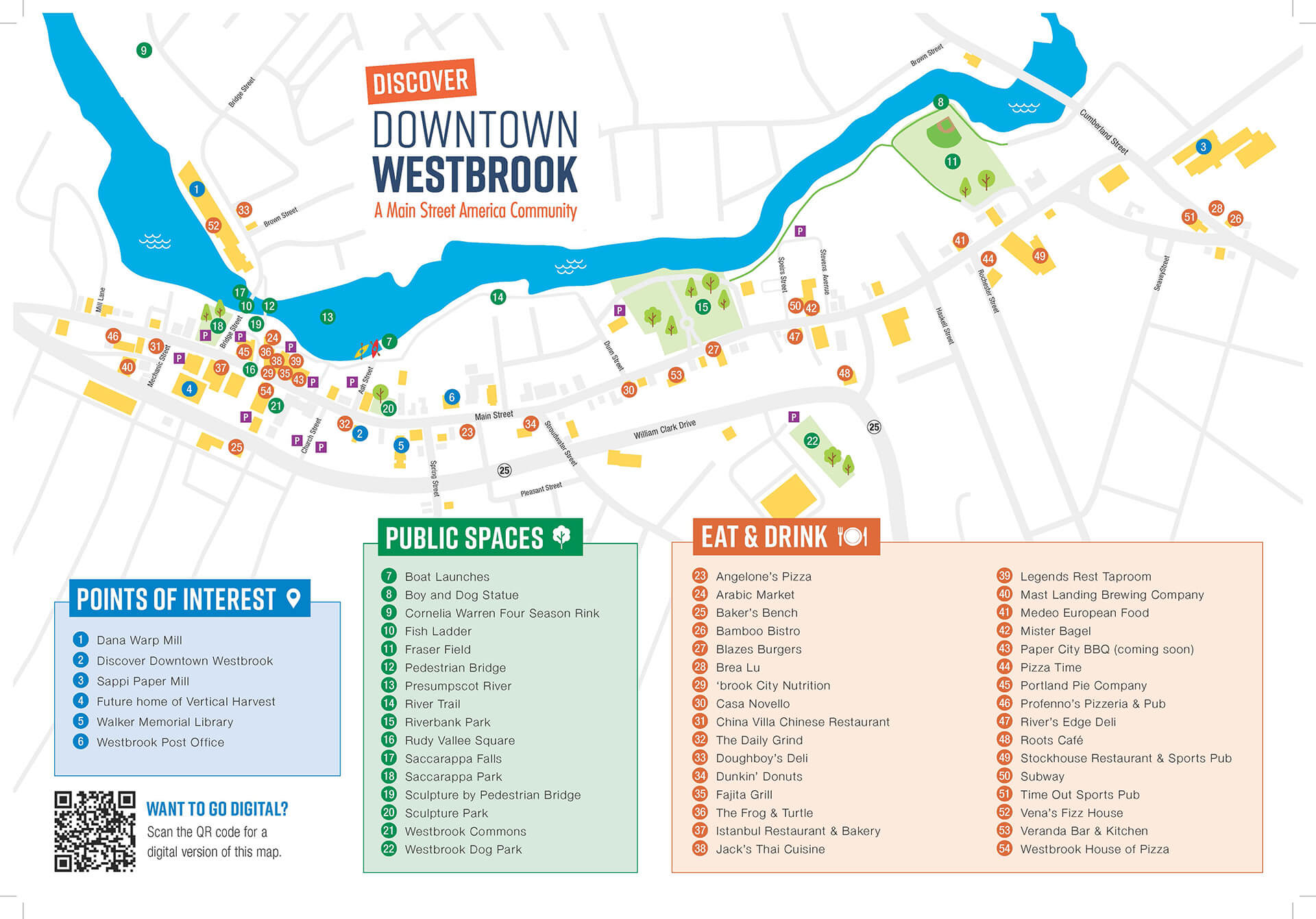 Downtown Map Discover Downtown Westbrook Downtown Map Discover Downtown Westbrook